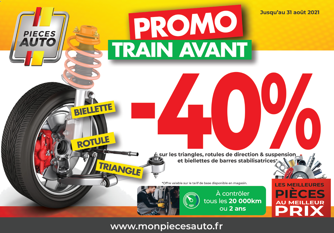 Nos promotions - Pieces Auto